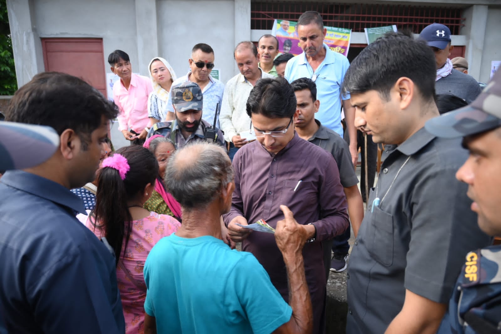 Darjeeling MP Raju Bista visits Chenga-Panighatta-Nirpania region