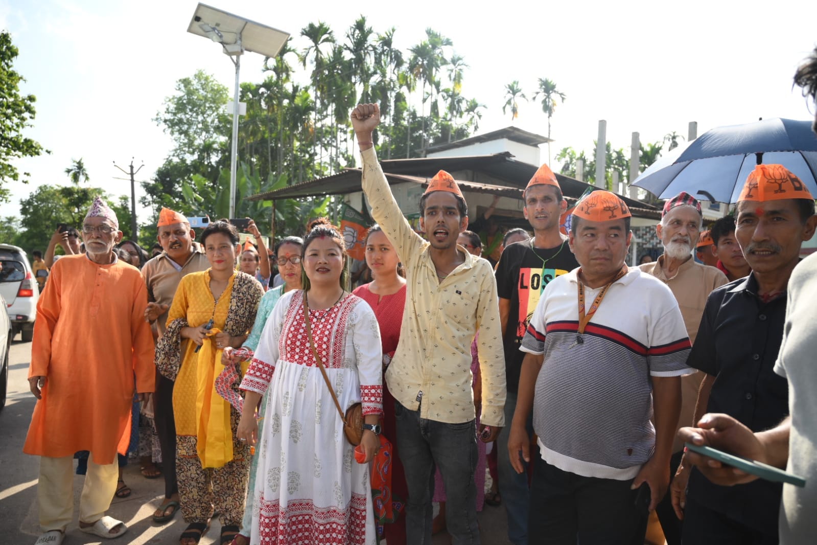 Darjeeling MP Raju Bista visits Chenga-Panighatta-Nirpania region